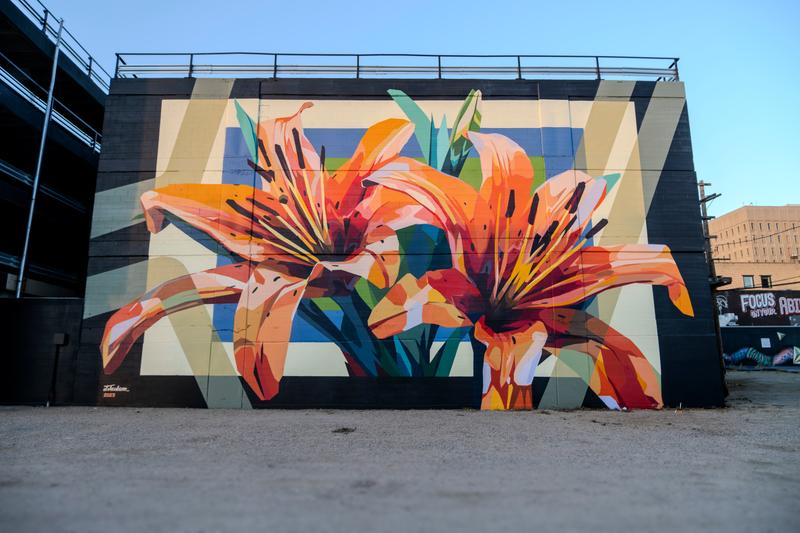 Prairie Petals Mural – Downtown Saskatoon | Josh Jacobson