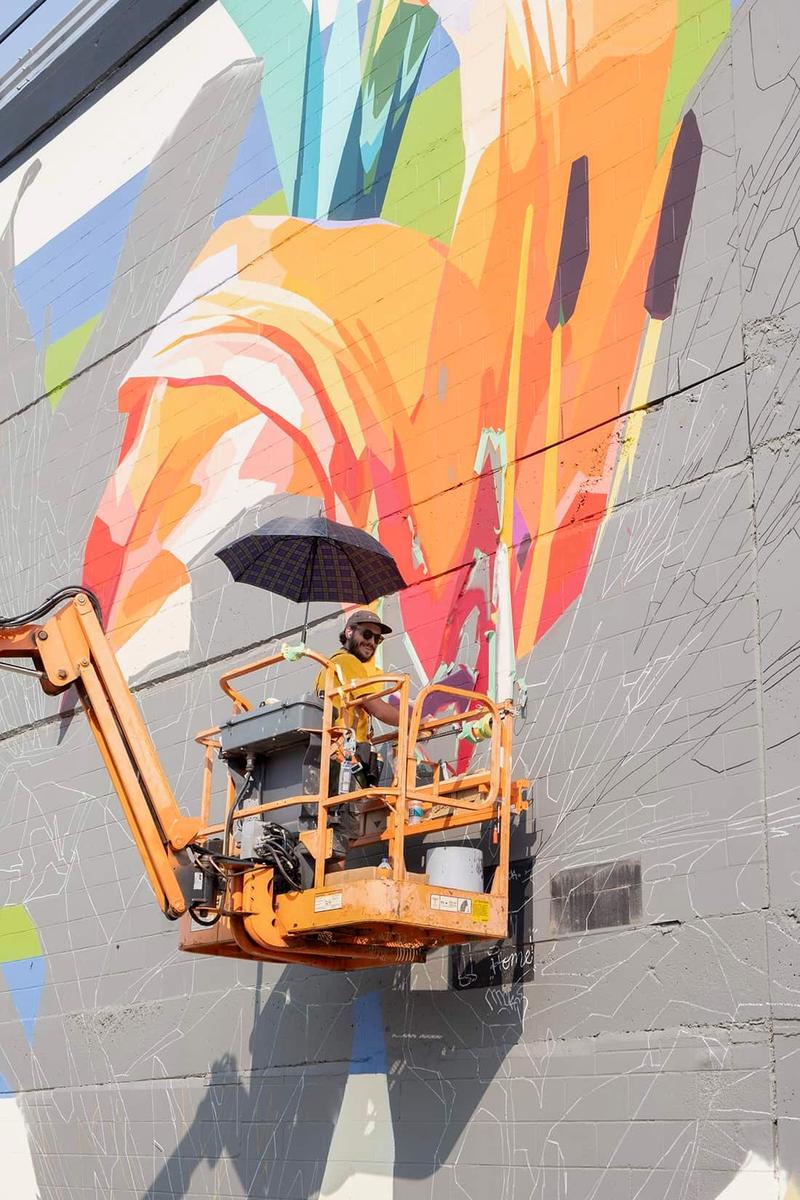 Prairie Petals Mural – Downtown Saskatoon | Josh Jacobson